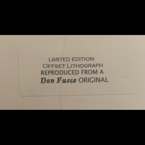 Wall Decor | Euc Don Fusco Limited Edition Painting 26x2 | Poshmark